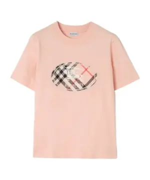 Burberry Embroidered Logo T-shirt