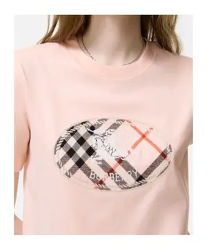 Burberry Embroidered Logo T-shirt