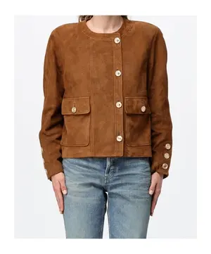 Saint Laurent Button-up Short Jacket - No