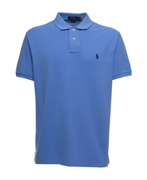 Polo Ralph Lauren Logo Short-sleeved Polo Shirt - Blue
