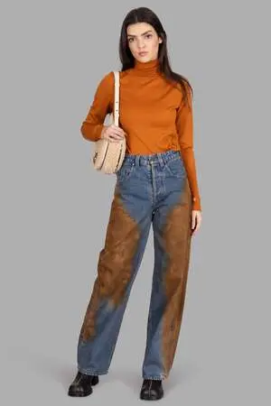 UMA WANG High-rise Wide-leg Jeans