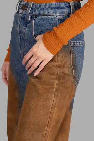 UMA WANG High-rise Wide-leg Jeans