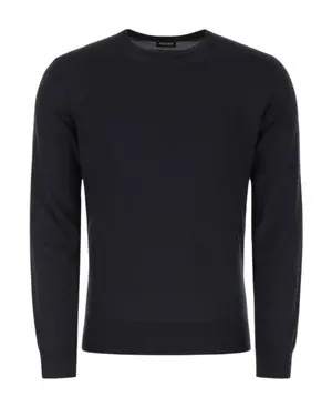 Zegna Crew-neck Cashmere Jumper - Black