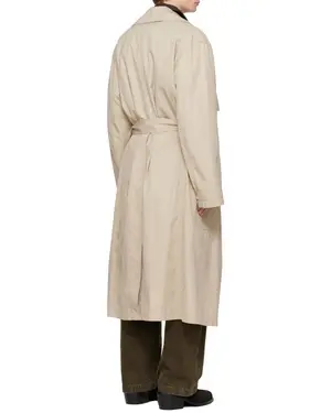 LEMAIRE Double-breasted Belted Trench Coat