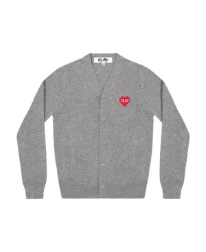 Play Comme Des Garcon Woolen Cardigan