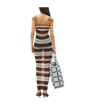 Jacquemus Sognu Striped Maxi Dress