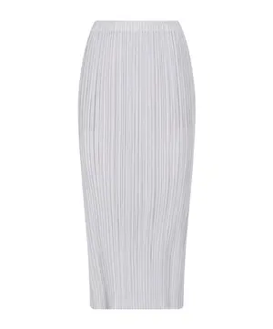 Issey Miyake Pleated Skirt - Grey