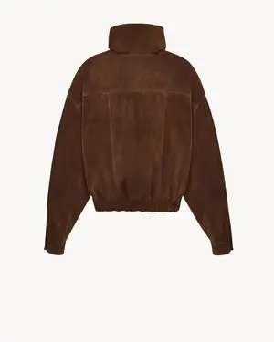 Saint Laurent Jacket In Vintage Split Leather