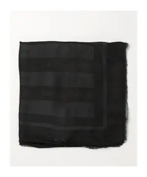Elisabetta Franchi Jacquard Striped Square Scarf