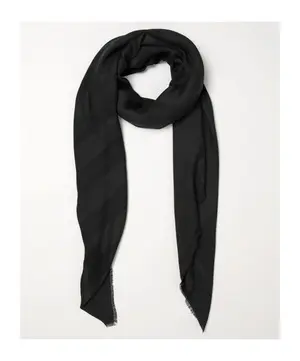 Elisabetta Franchi Jacquard Striped Square Scarf