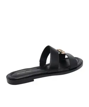 Michael Kors Logo Plaque Slip-on Slides