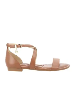 Michael Kors Alexa Flat Sandals With Buckle Closure - Pink