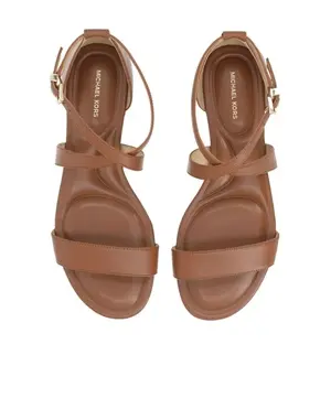 Michael Kors Alexa Flat Sandals With Buckle Closure - Pink
