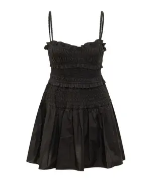 Michael Kors Ruffled Dress - Black