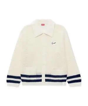 Kenzo Polo Collar Cardigan - Off-white