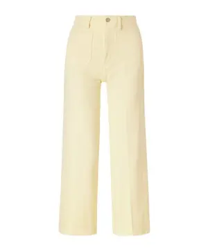 FRAME Casual Trousers With Belt Loops - Yellow