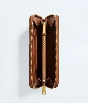 Bottega Veneta Intrecciato Zip-around Wallet