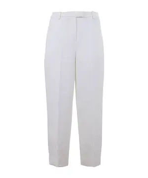 Michael Kors Casual Trousers With Belt Loops - White