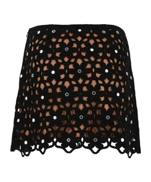 Michael Kors Mirror-embellishment Mini Skirt