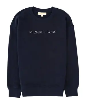 Michael Kors Logo Embossed Crewneck Sweatshirt