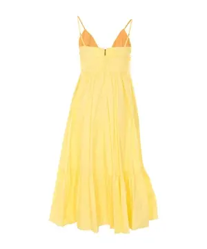 Michael Kors Ruched Midi Dress