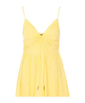 Michael Kors Ruched Midi Dress