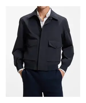 Hugo Boss Collared Long-sleeved Casual Jacket