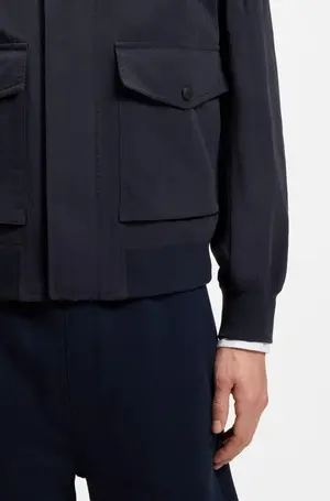 Hugo Boss Collared Long-sleeved Casual Jacket