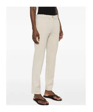 Pinko Bello Pressed-crease Belt-loop Trousers