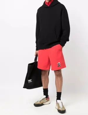 Helmut Lang Figure Logo-print Shorts