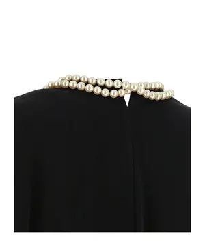 Junya Watanabe Pearl Trim Crew Neck T-shirt