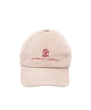 Brunello Cucinelli Logo Hat - Marmo