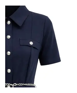 Michael Kors Chain-belt Shirt Dress