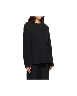 TOTEME Crew Neck Long-sleeved Casual Jacket