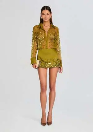 Retrofete Quilly Embroidered Blouse