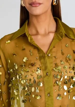 Retrofete Quilly Embroidered Blouse