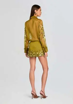 Retrofete Quilly Embroidered Blouse