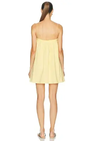 Matteau Frill Cami Mini Dress - Limoncello
