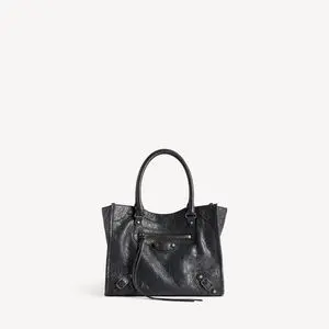 Balenciaga Le City Tote Bag Mini - Black