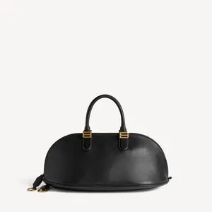 Balenciaga Medium Bolero Bowling Bag - Black