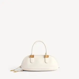 Balenciaga Bolero Bowling Bag Mini - Cream