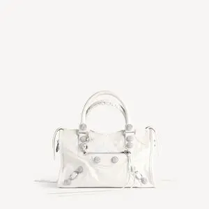 Balenciaga Le City Bag Small Giant Studs With Rhinestones