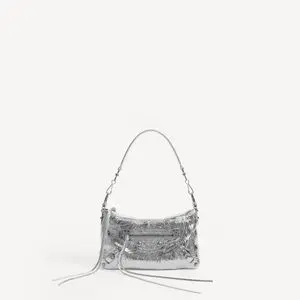 Balenciaga Balenciaga Le City Moto Mini Bag Silver