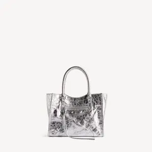 Balenciaga Le City Tote Bag Mini - Silver