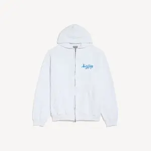 Balenciaga Sketchy Zip-up Hoodie - White