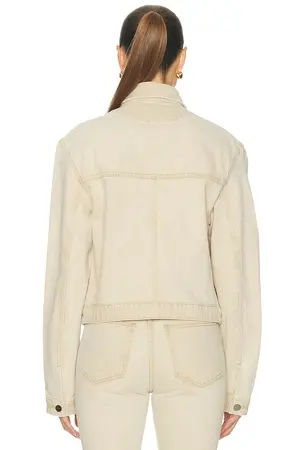 Khaite Tomer Collared Denim Jacket - Dumas