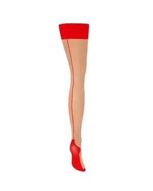 Bluebella Back Seam Leg Stockings - Red