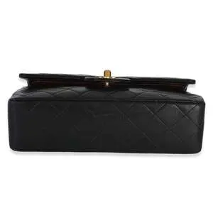 Chanel Vintage 24k Quilted Lambskin Classic Double Flap Bag
