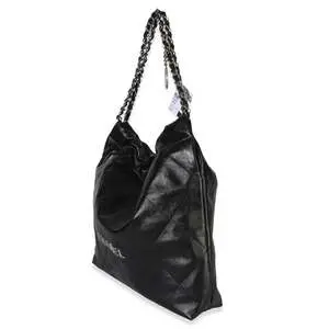 Chanel Quilted Shiny Calfskin 22 Hobo
