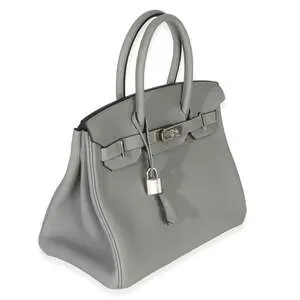 Hermès Togo Birkin 30 Phw - Gray